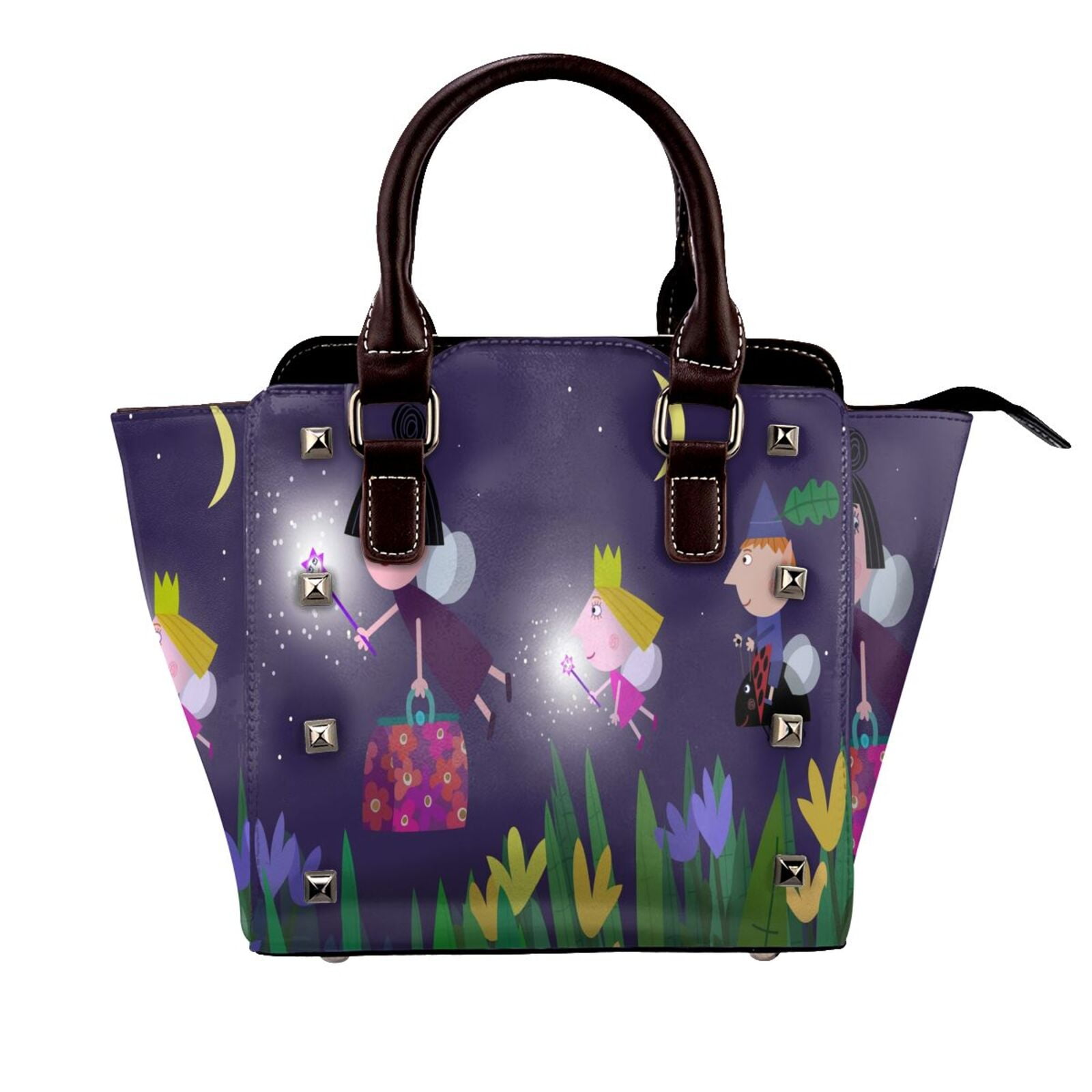 Ben & Holly'S Little Kingdom Handbag Leather Rivet Shoulder Bag Luxury ...