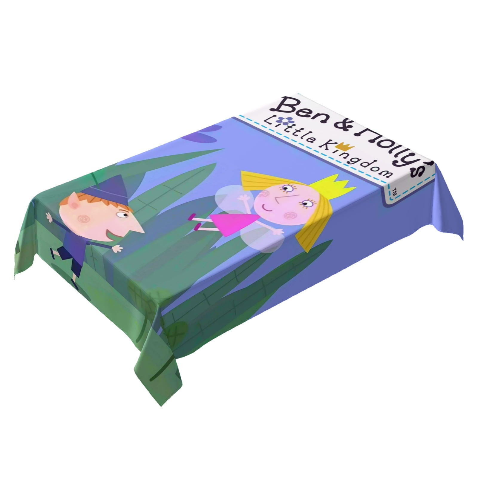 Ben and Holly-theme square tablecloth has an iconic print, fits most ...