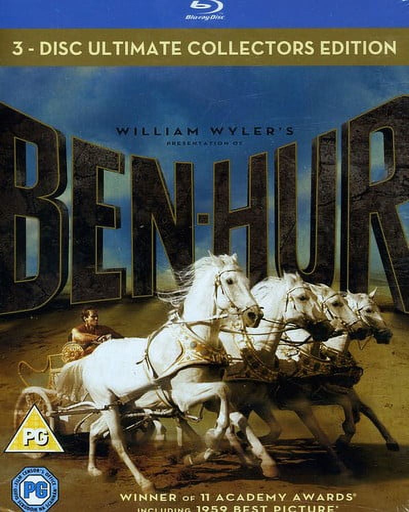 Pre-Owned Ben-Hur (3-Disc Ultimate Collectors Edition) (Blu-ray) - Walmart.com