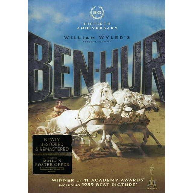 Ben-Hur (DVD), Warner Home Video, Drama - Walmart.com