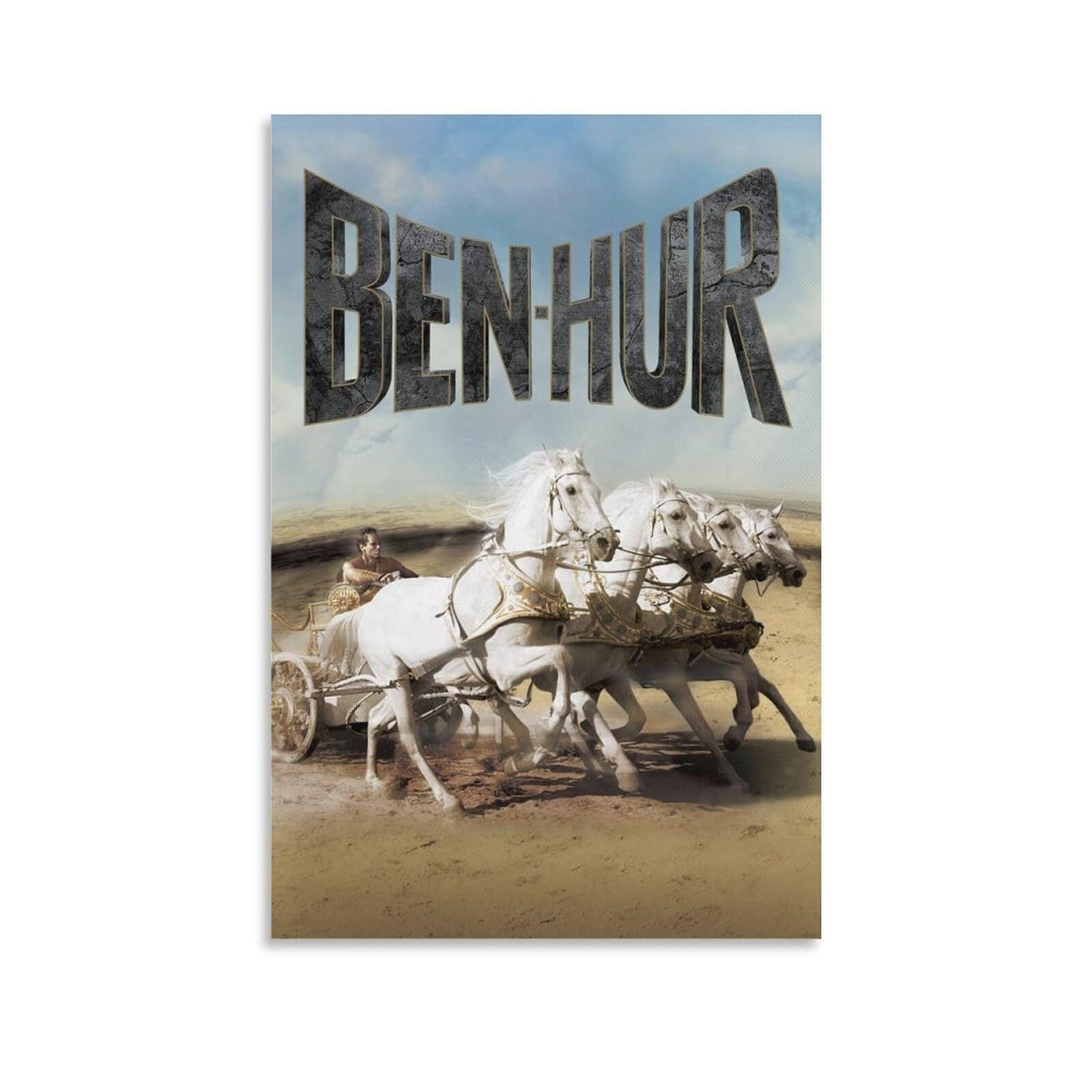 Ben-Hur Movie Posters Vintage Decor Canvas Art And Wall Art Picture ...