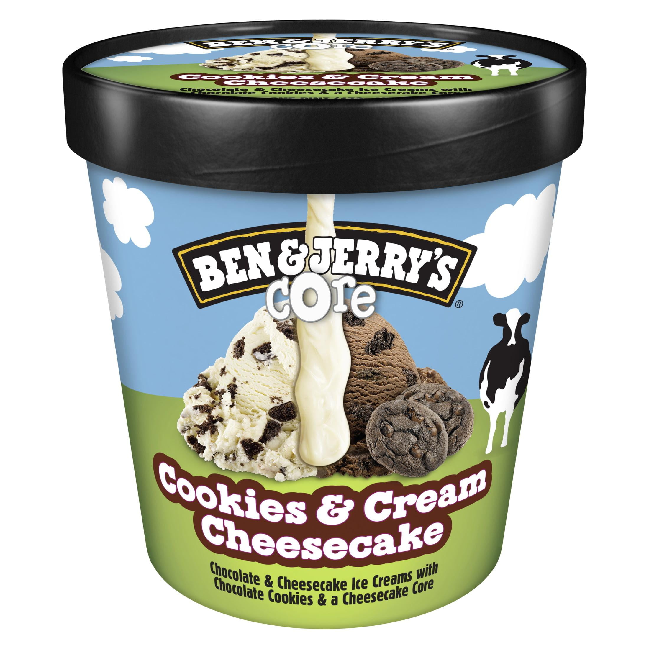 Ben & Jerrys Cookies Cream Cheesecake Core Ice Cream Philippines | Ubuy