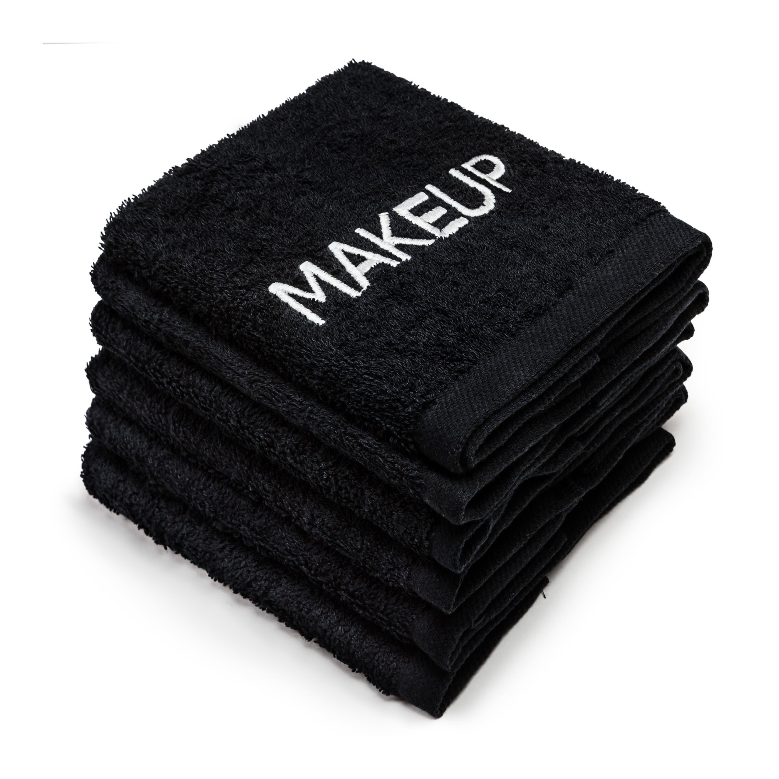 Ben Kaufman 6-Pack Black Makeup Remover Towels - 100% Cotton, Soft, 13 ...