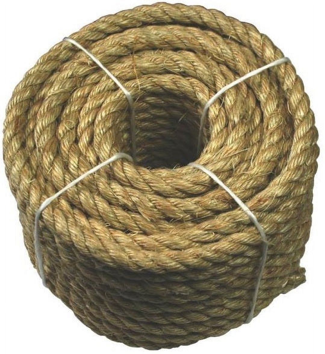 Ben-Mor 60508 Sisal Rope, 3/8" x 50', Natural, Each - Walmart.com