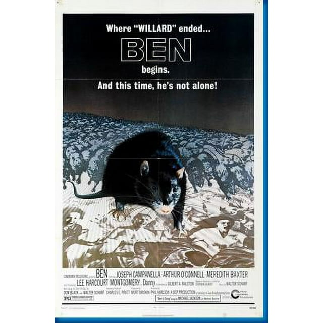 Ben Movie Poster 24inx36in Art decor Art Poster 24x36 Multi-Color ...