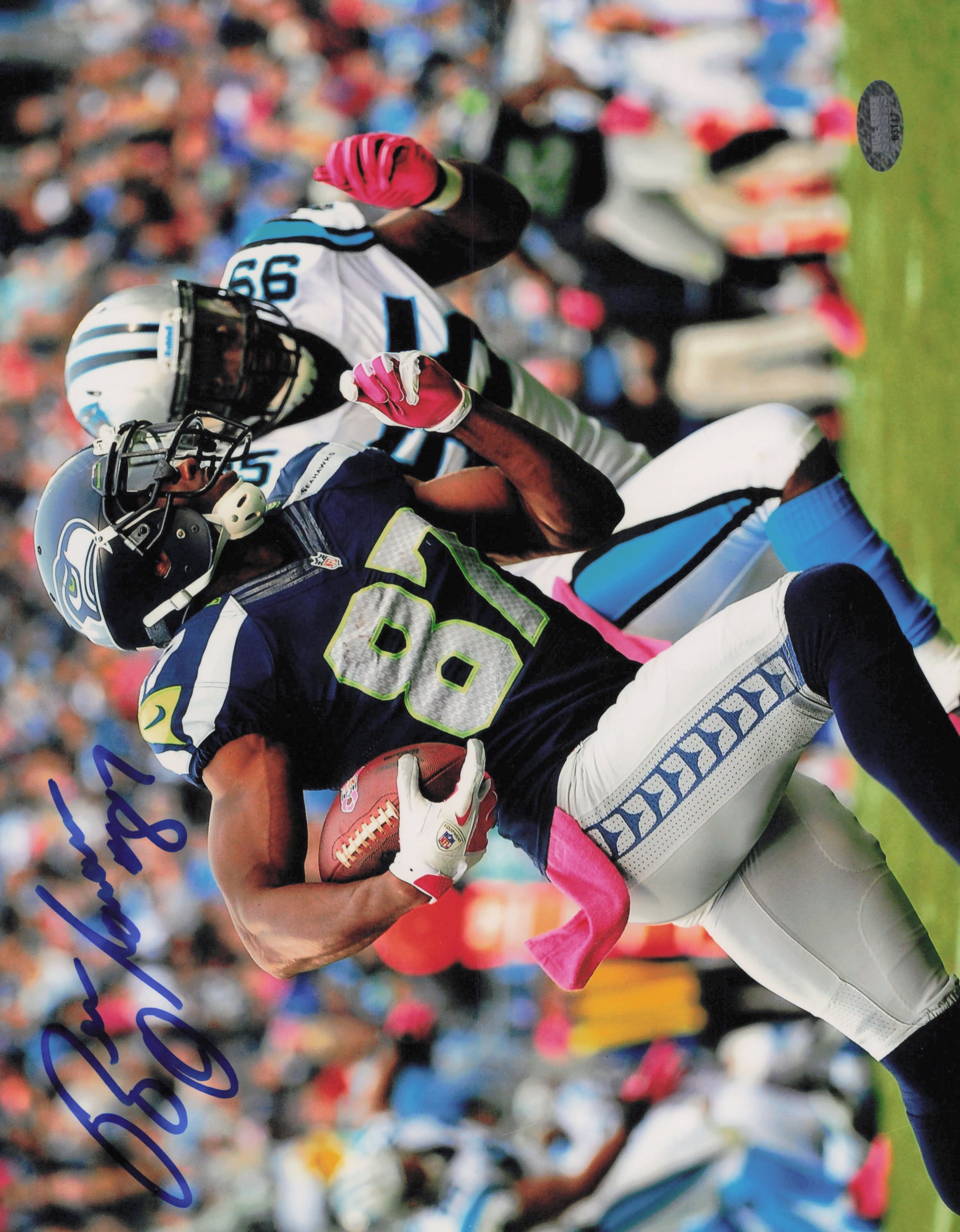Ben Obomanu Autographed 8x10 Photo Seattle Seahawks MCS Holo #63117 ...