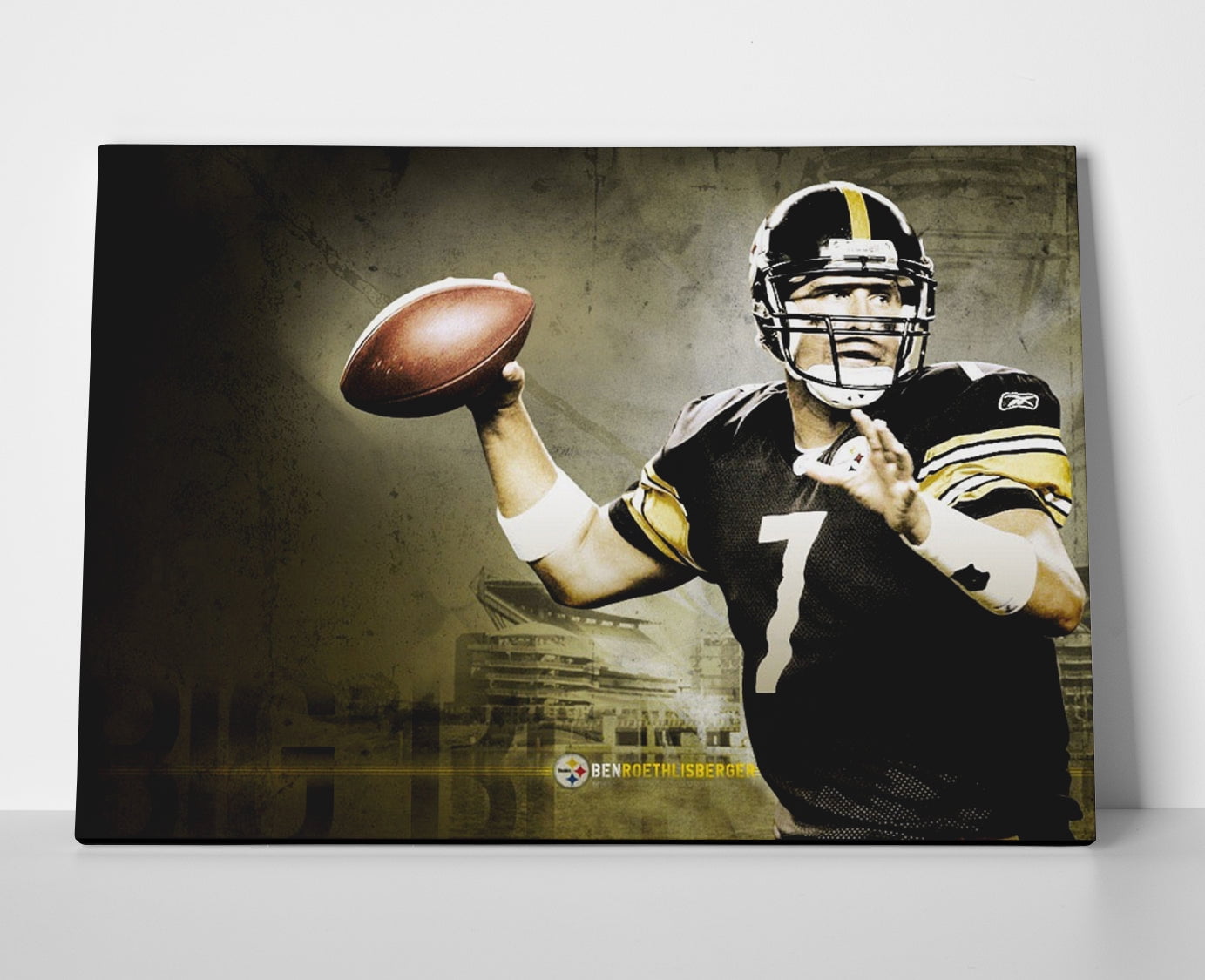 Ben Roethlisberger Poster or Wrapped Canvas - Walmart.com