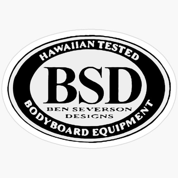 Ben Severson Bodyboard 2 Sticker Phone Decal Water Bottle Stickers Car ...