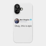 Ben Shapiros Okay This Is Epic Funny Meme Quote Case for Apple iPhone ...