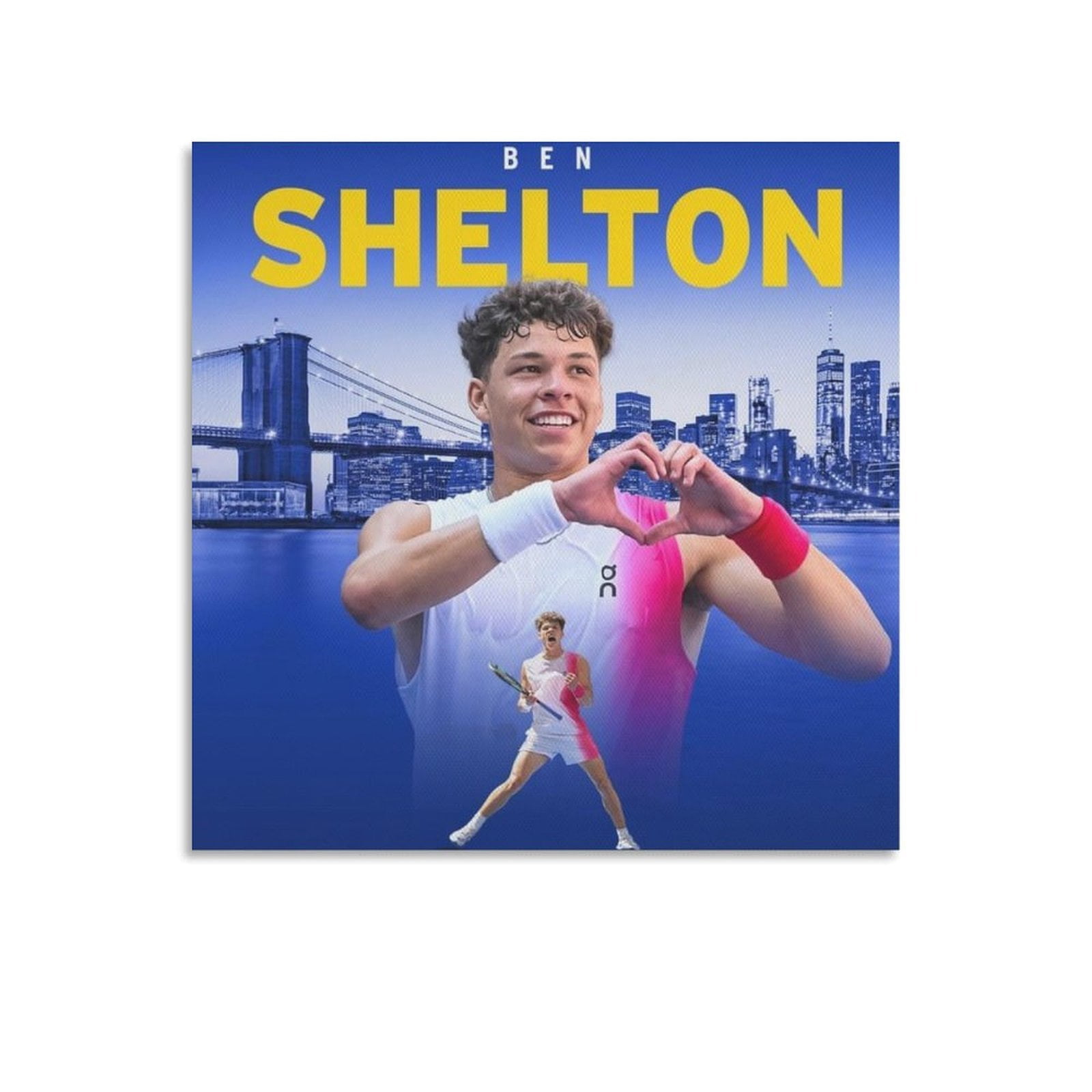 Ben Shelton Poster Canvas Poster Picture Print Wall Art Poster Painting ...
