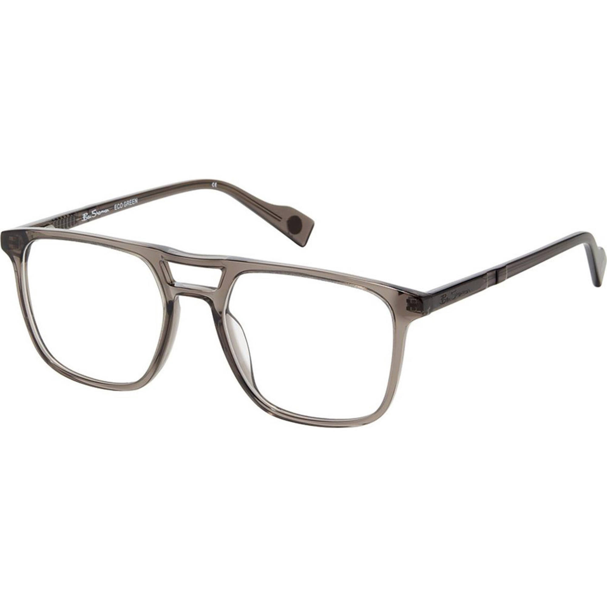 Ben Sherman BSMILL C01 Men's Grey Plastic Square Frame Eyeglasses ...