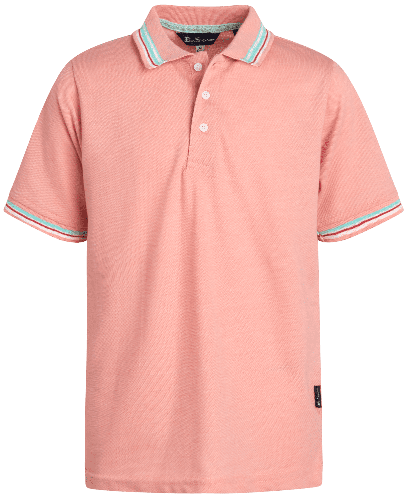 Ben Sherman Boys' Polo Shirt - Classic Fit Short Sleeve Pique Polo ...