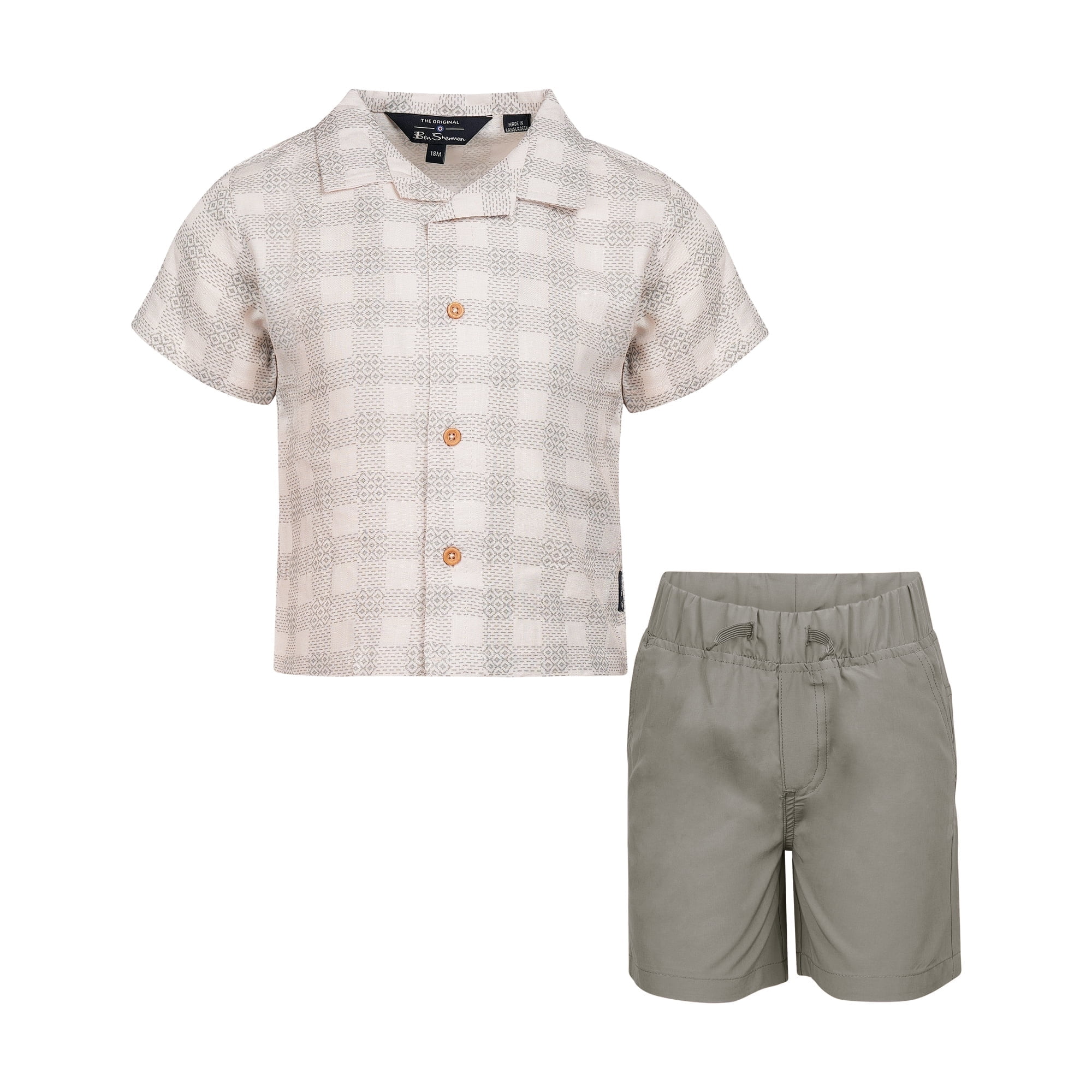 Ben Sherman Clothes Boys’ 2-Piece Linen-Tech Short Outfit Set ...