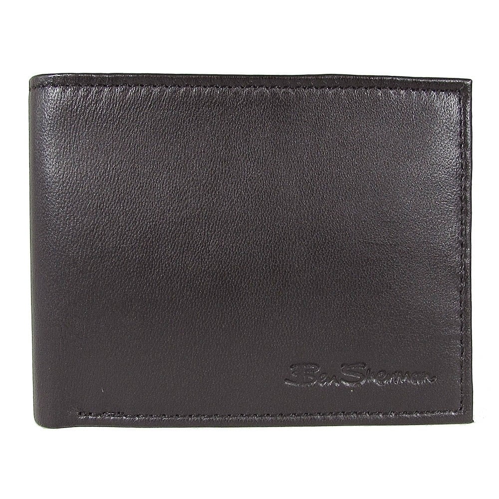 Ben Sherman Mens Kensington Collection 16005C Leather Passcase Wallet ...