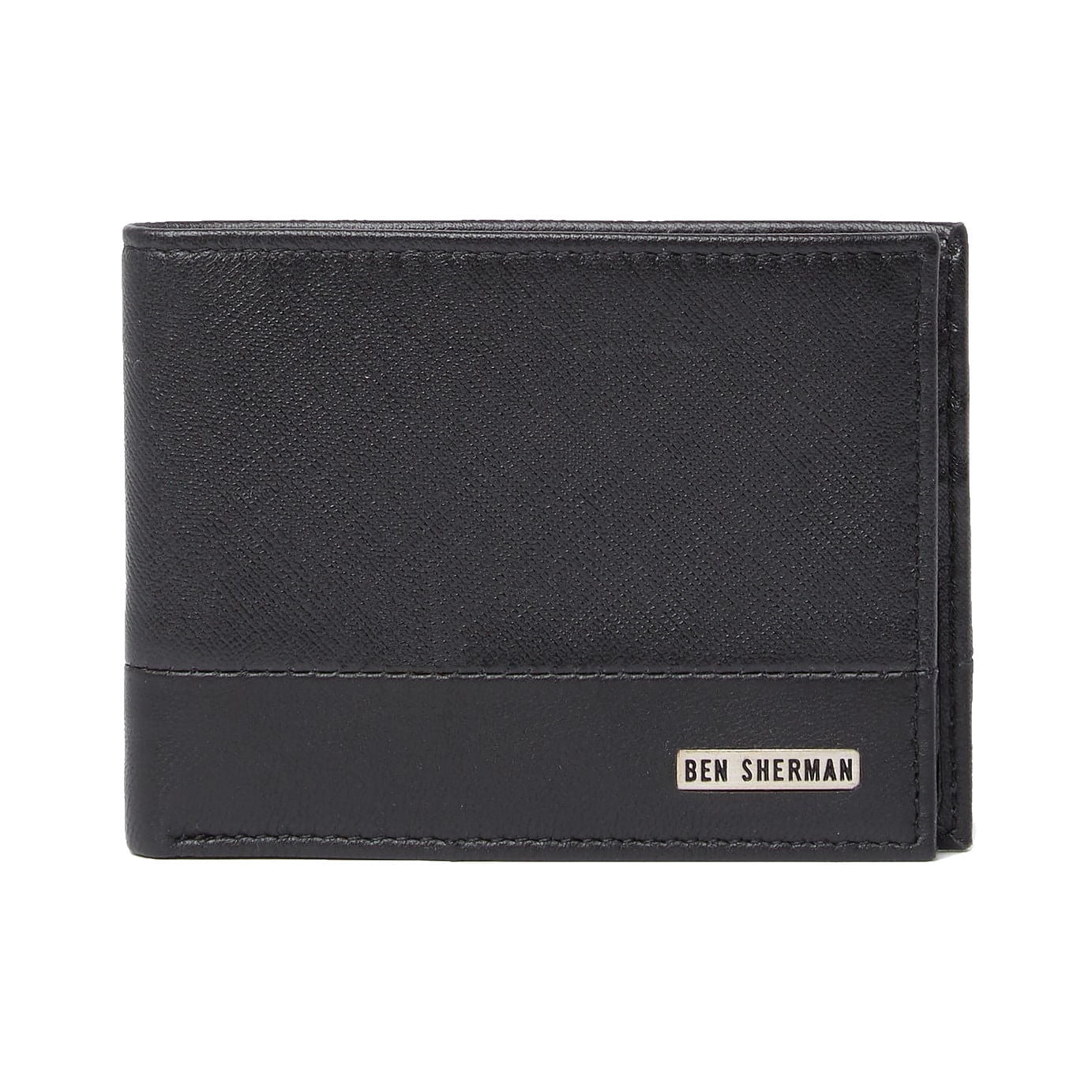 Ben Sherman Shadwell Mens RFID Cowhide Leather Bi-Fold Bifold Wallet ...