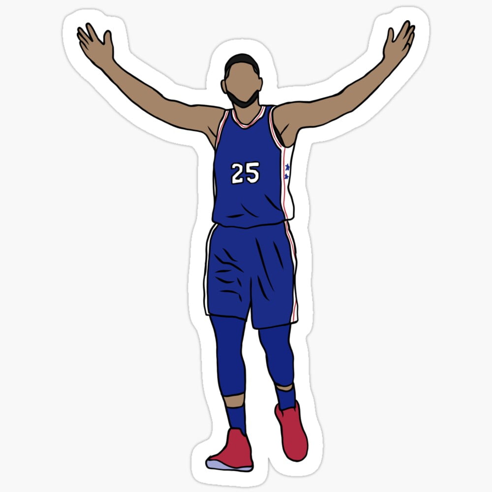 Ben Simmons Embrace The Crowd Sticker Phone Decal Water Bottle Stickers ...