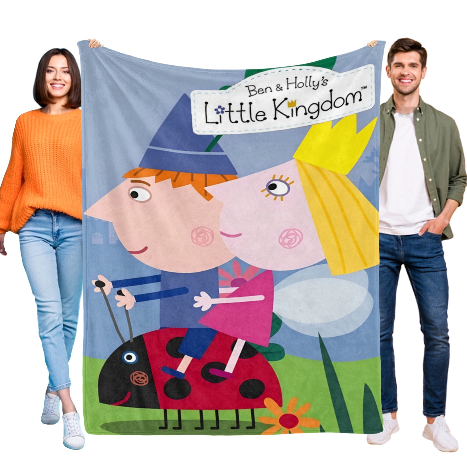 Ben and Holly Throw Blanket Gifts for Fans Lover Girls Boys Women ...