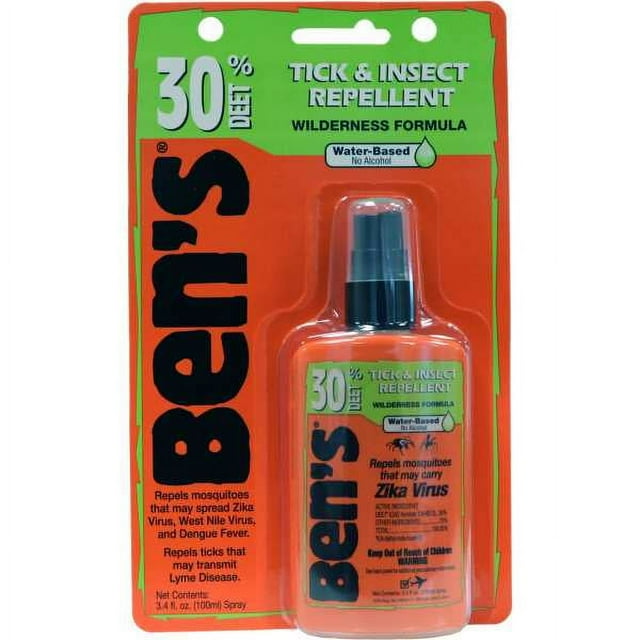 Ben's 30 Tick & Insect Repellent 3.4 oz. Pump Spray - Walmart Business ...