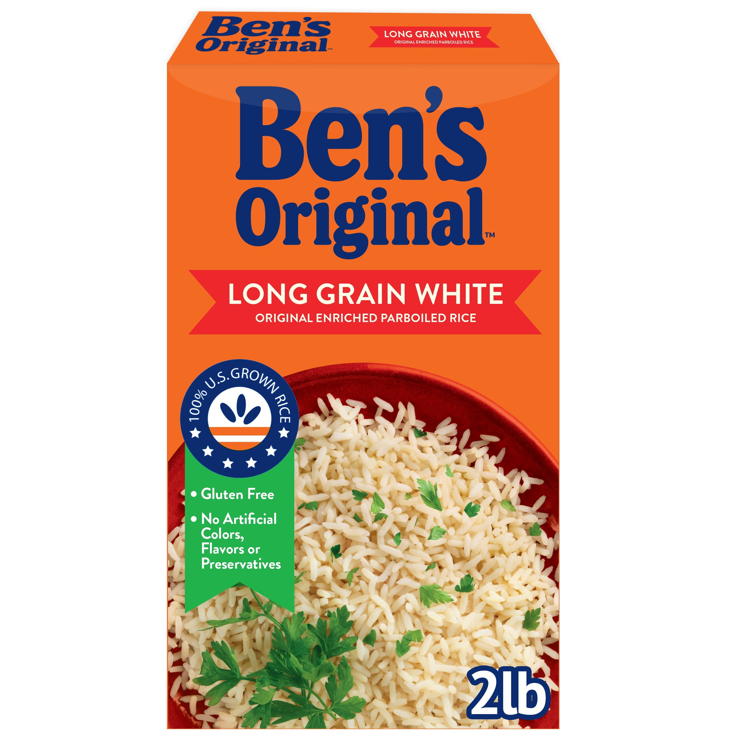 Ben's Original Enriched Long Grain White Parboiled Rice - 2 lb Package ...