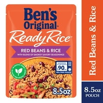 Mahatma Red Beans and Rice, Cajun Style Rice and Beans, 8 oz Bag ...