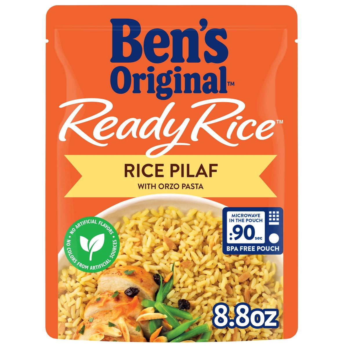 Ben's Original Ready Rice Rice Pilaf Microwavable Pouch - 8.8oz - Pack ...