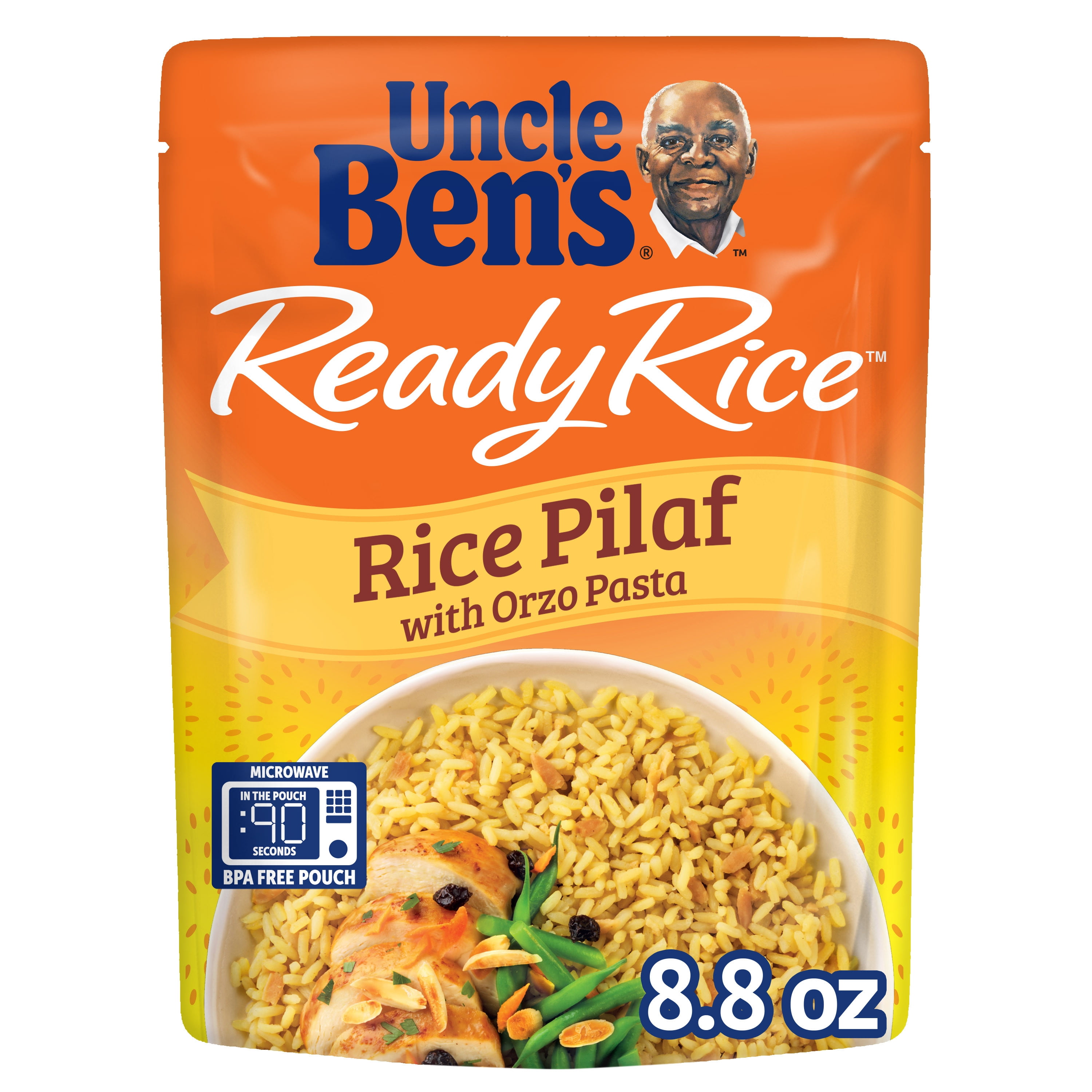 Ben's Ready Rice, Rice Pilaf, 8.8 oz Pouch - Walmart.com