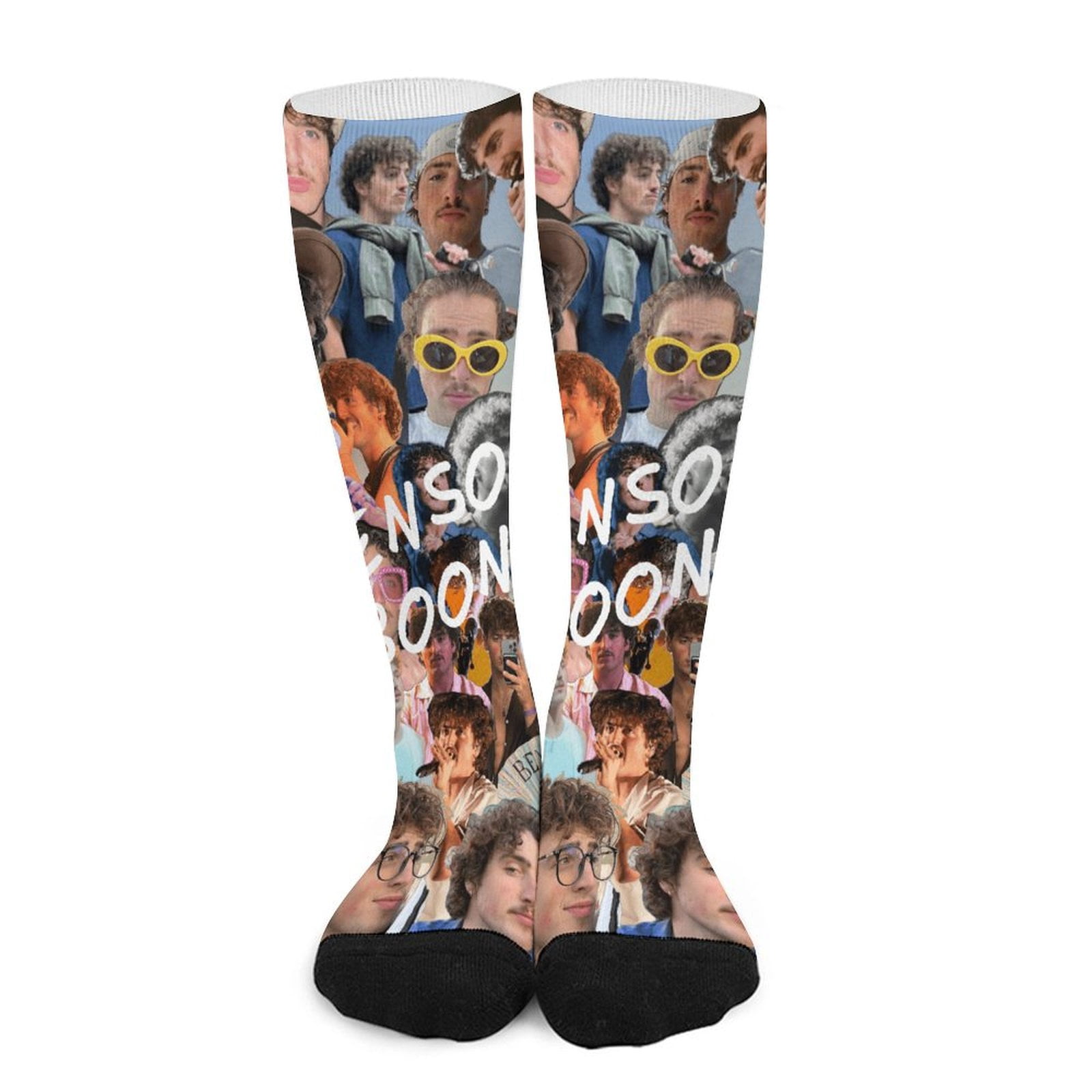 Ben-son Boon Socks for Men/Women Gift Novelty Crew Crazy Tube Socks ...