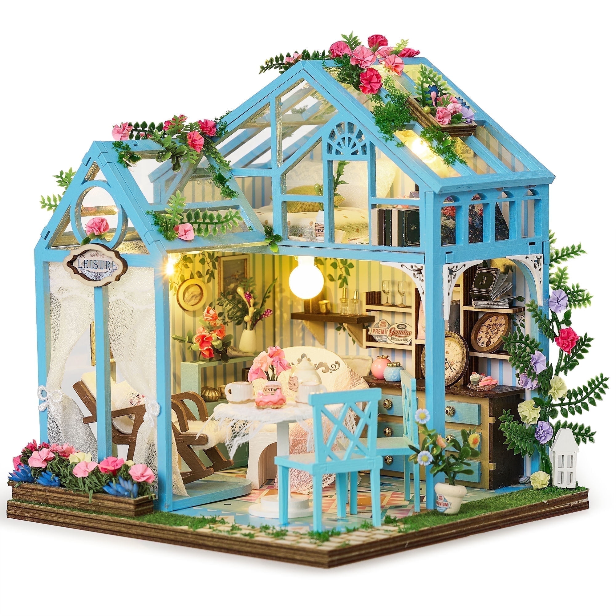 BenBen DIY Miniature House Kit, Mini House Building Kit with Furniture ...