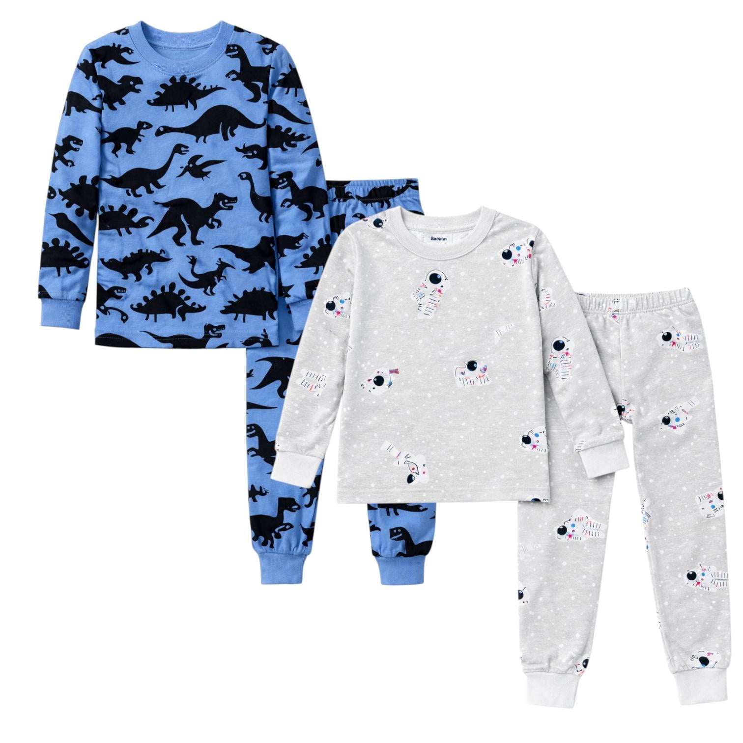 BenBen Kids Toddler Boy Pajamas Pj Set Long Sleeve Snug Fit Soft & Cozy ...
