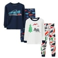 BenBen Kids Toddler Boy Pajamas Set 2-Pack Snug Fit Soft & Cozy - Size ...