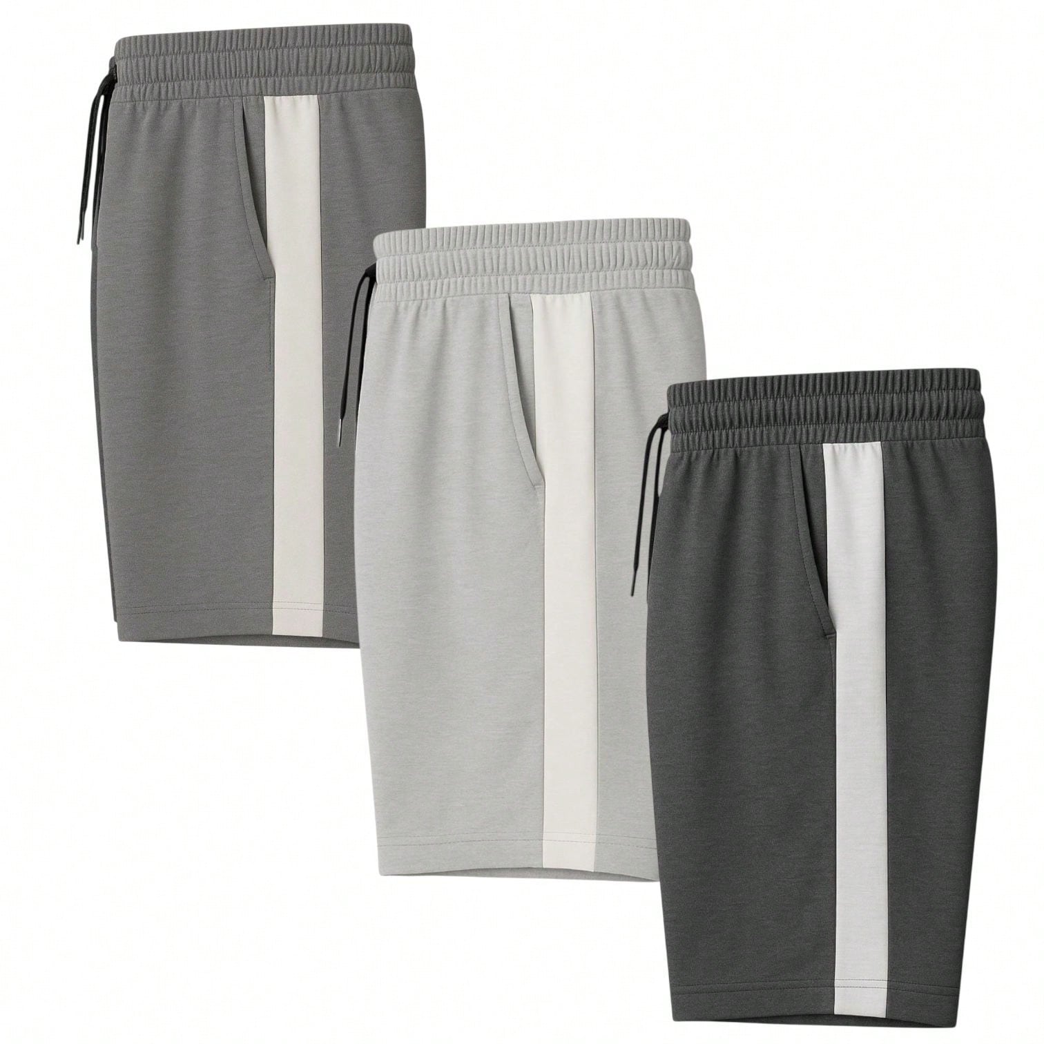 BenBen Men Athletic Shorts Mesh Workout Exercise Running Gym Wear - 3 ...