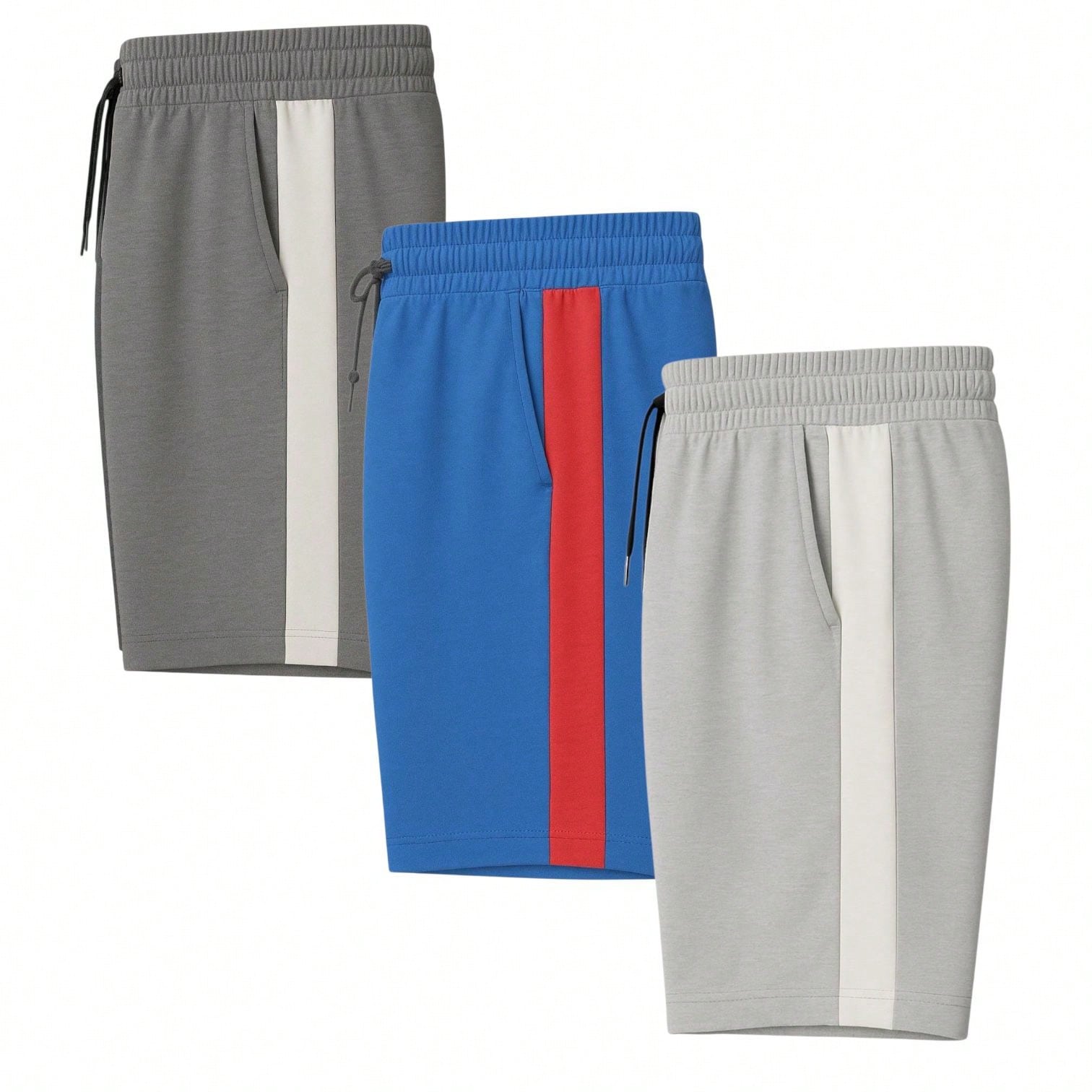 BenBen Men Athletic Shorts Mesh Workout Exercise Running Gym Wear - 3 ...