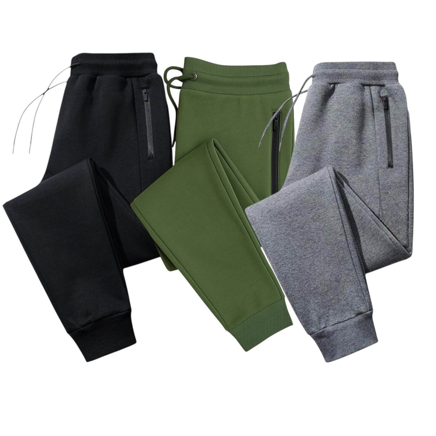 BenBen Mens Fleece Jogger Pants Sweatpants Ultra Comfort Super Soft - 3 ...
