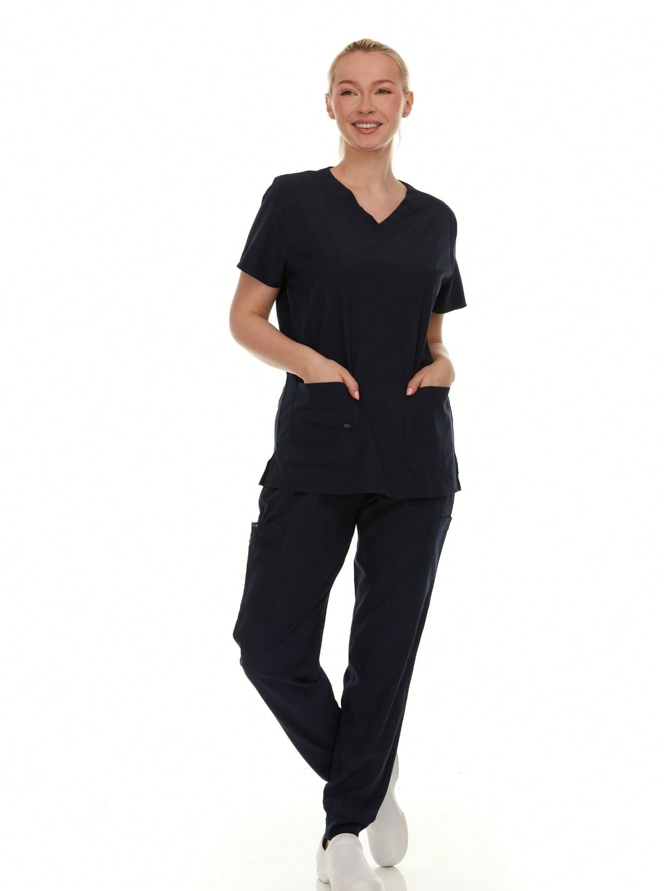 BenBen Scrub Sets for Women with Pocket Nursing Medical Uniforms ...