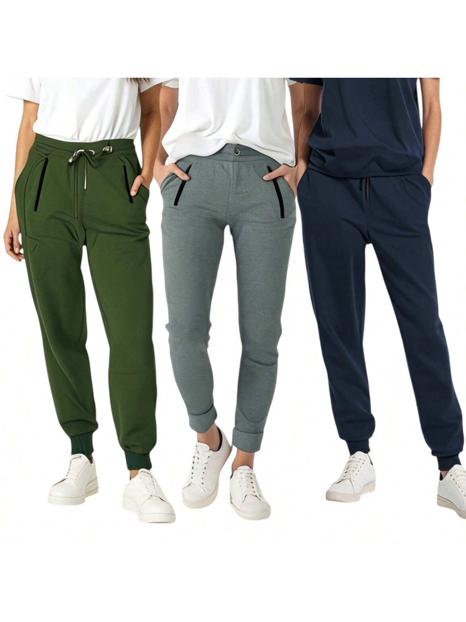 BenBen Women Joggers Sweatpants Atheltic Pants Workout Running - 3 Pack ...