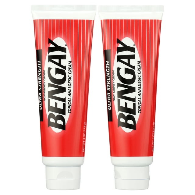 BenGay Ultra Strength Twin Pack (4 Ounce ea. 2 Count) HSA/FSA Eligible - Walmart.com