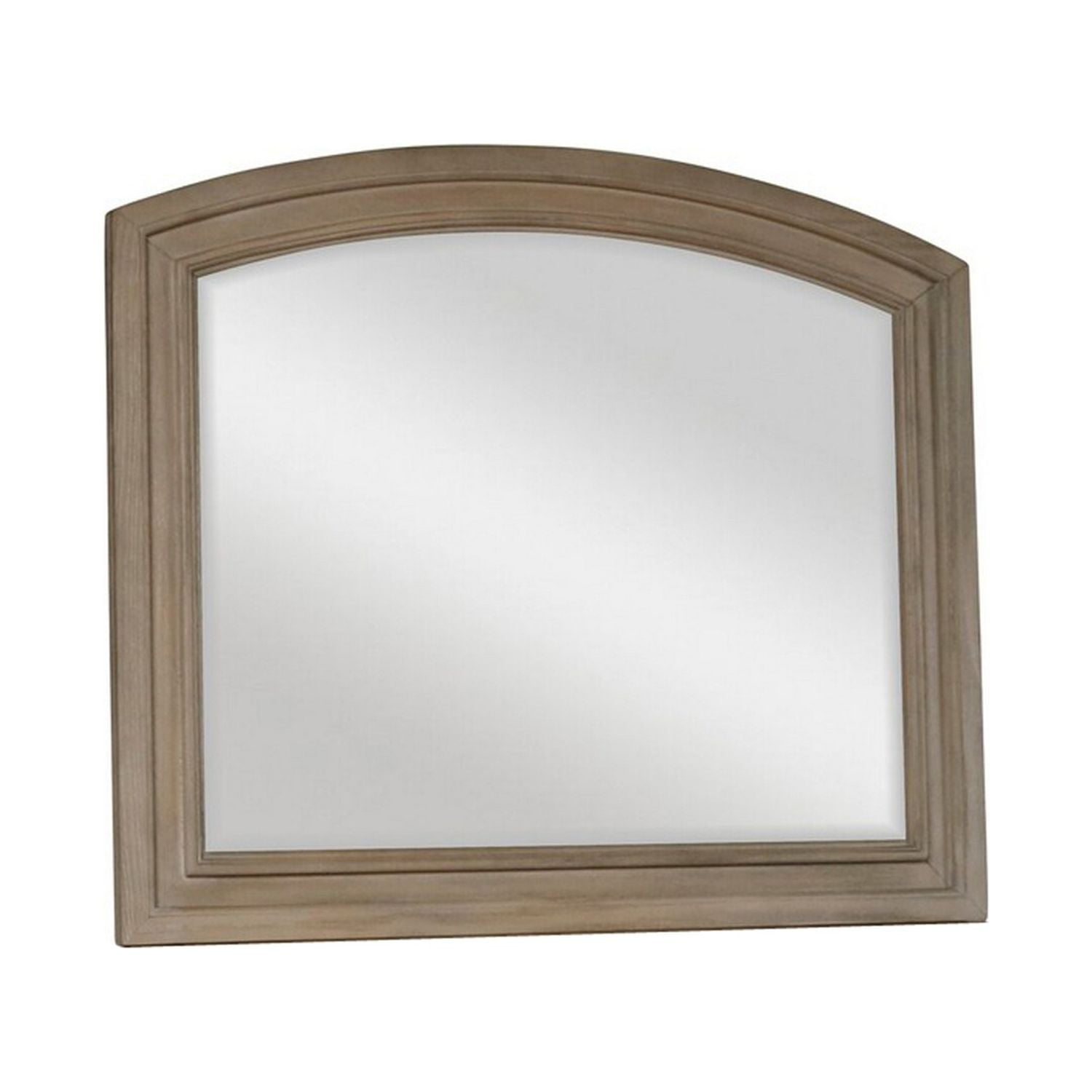 Benjara Jira 37 x 42 Dresser Mirror, Arched Curve, Multistep Brushed ...