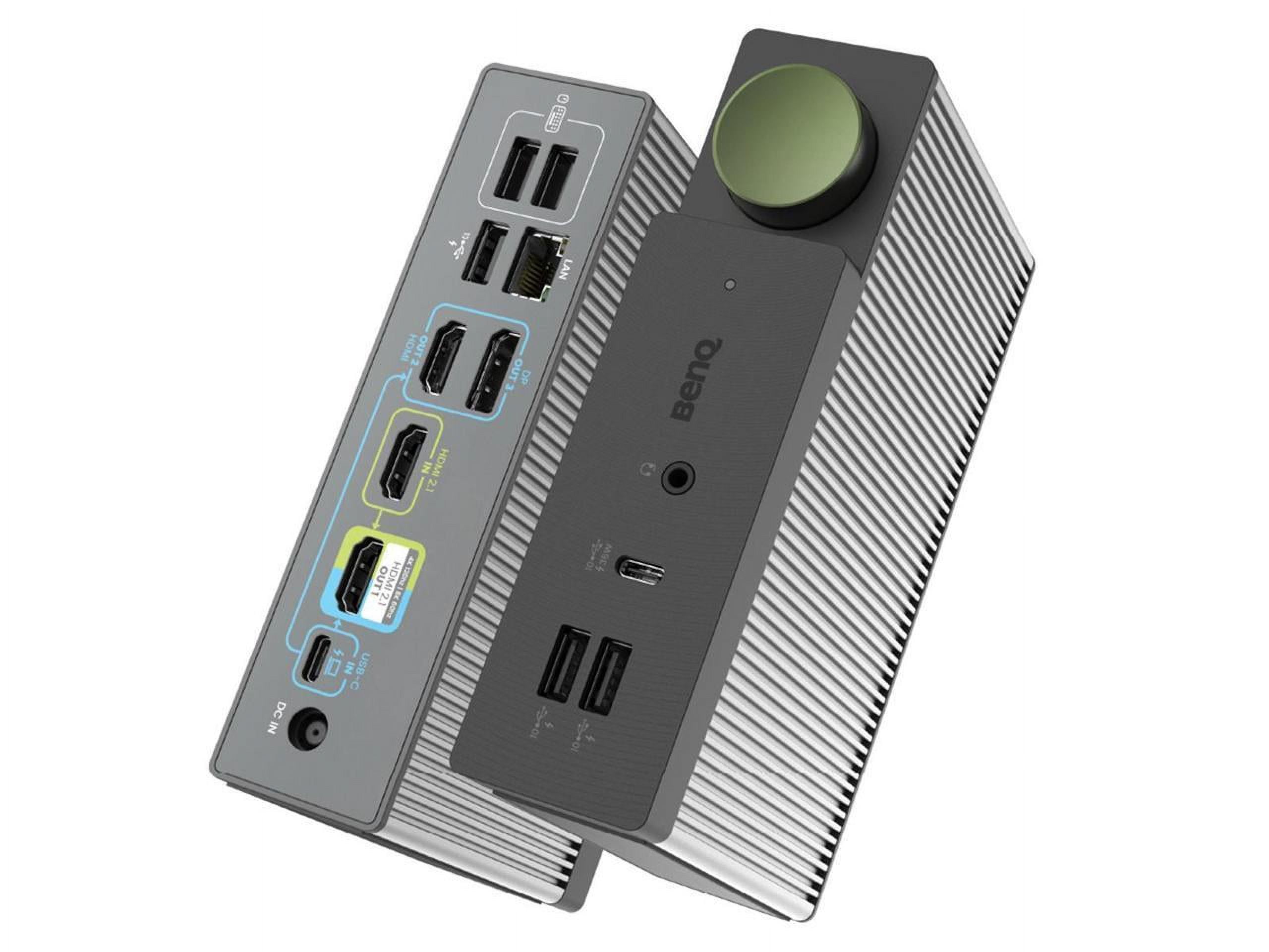 BenQ 13-in-1 USB C Dock | HDMI 2.1 | Dual Source | 4K60Hz | 180W ...