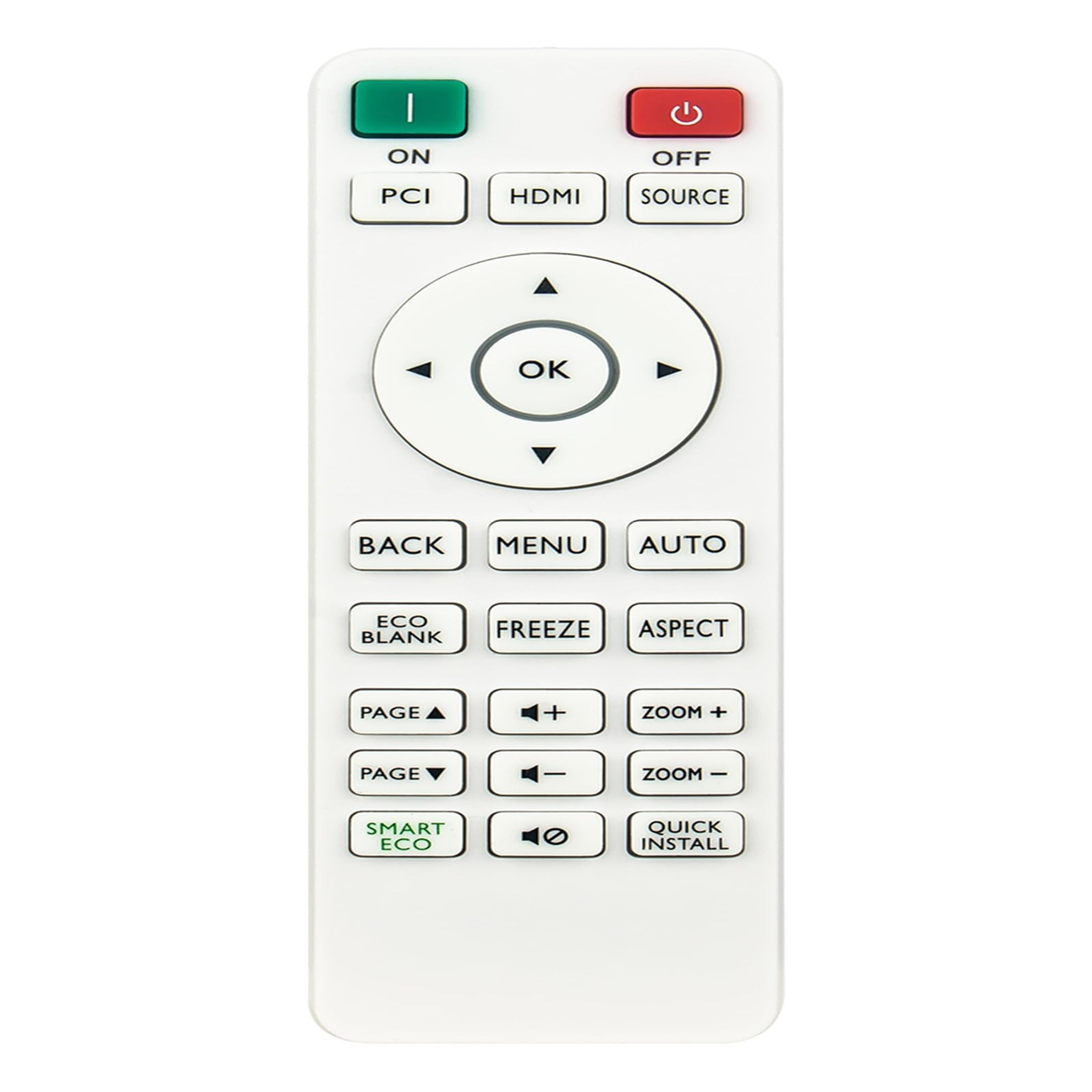 BenQ Projector Remote Control Replacement RCX014 for Models MH550 MS610 ...
