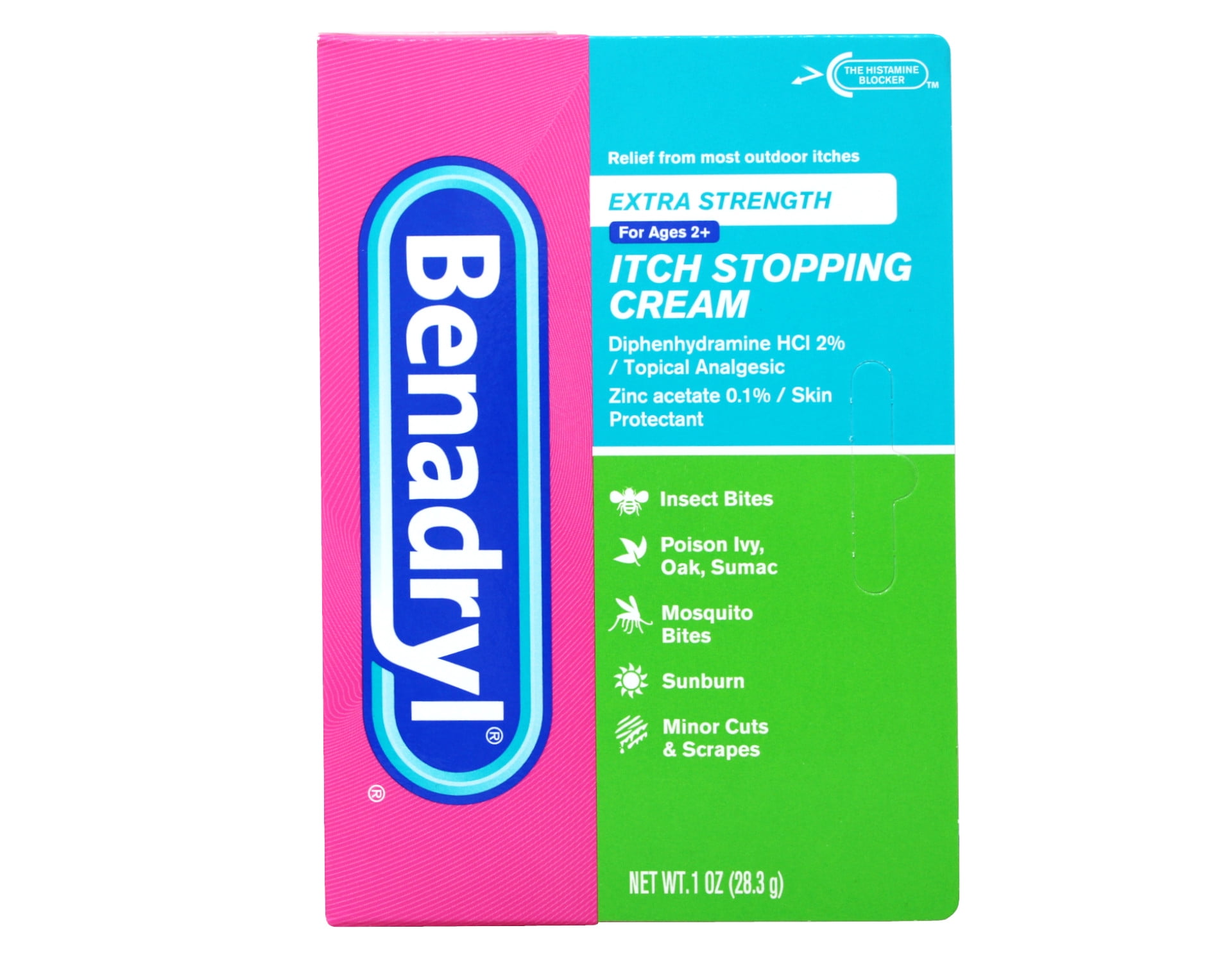 Benadryl Extra Strength Itch Stopping Cream, 1 oz - Walmart Business ...