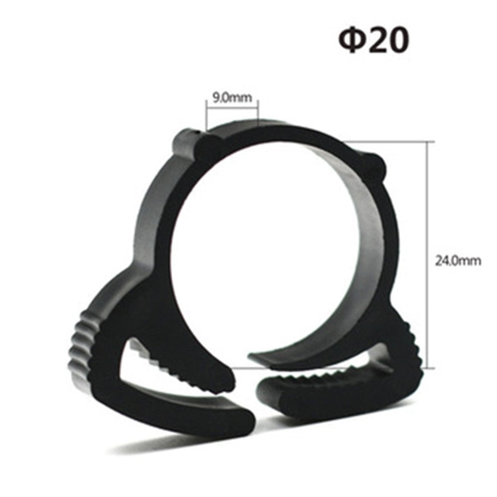 Benafini 20pcs Clip Nylon Snap Fit Plastic Ratchet Clamp Irrigation ...