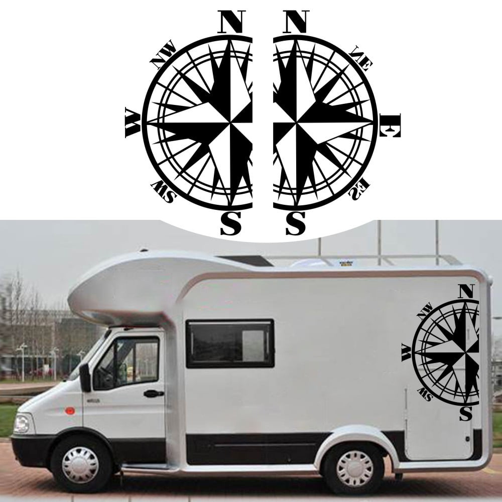 Benafini 2PC Motorhome graphics stickers decals camper van caravan ...