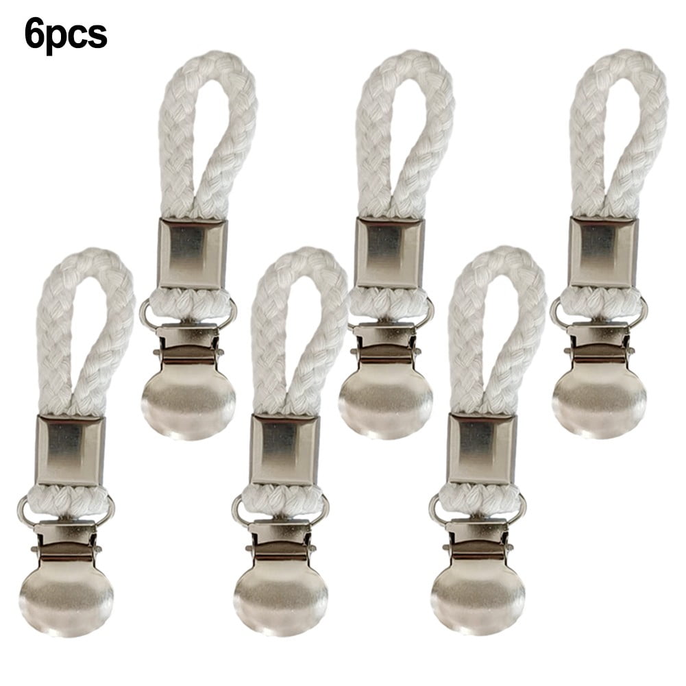 Benafini 6Pcs Bathroom Towel Hangers Kitchen Towels Clips Hand Rack ...