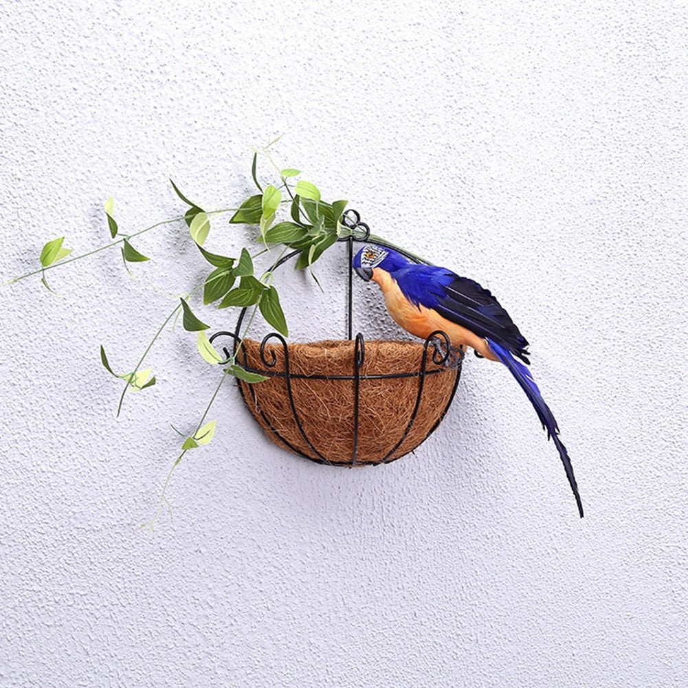 Benafini Artificial Fake Parrot Lifelike Feathered Bird Imitation ...