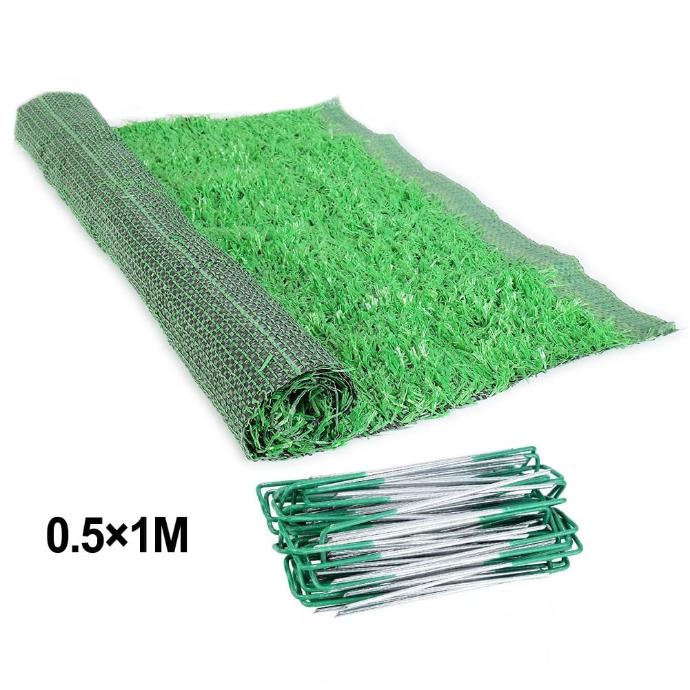 Benafini Artificial Grass Carpet Green Fake Synthetic Garden Landscape ...