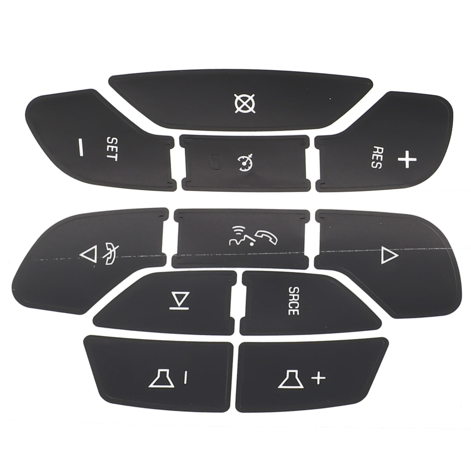 Benafini Replacement Steering Wheel Button Stickers for Tahoe for Yukon ...