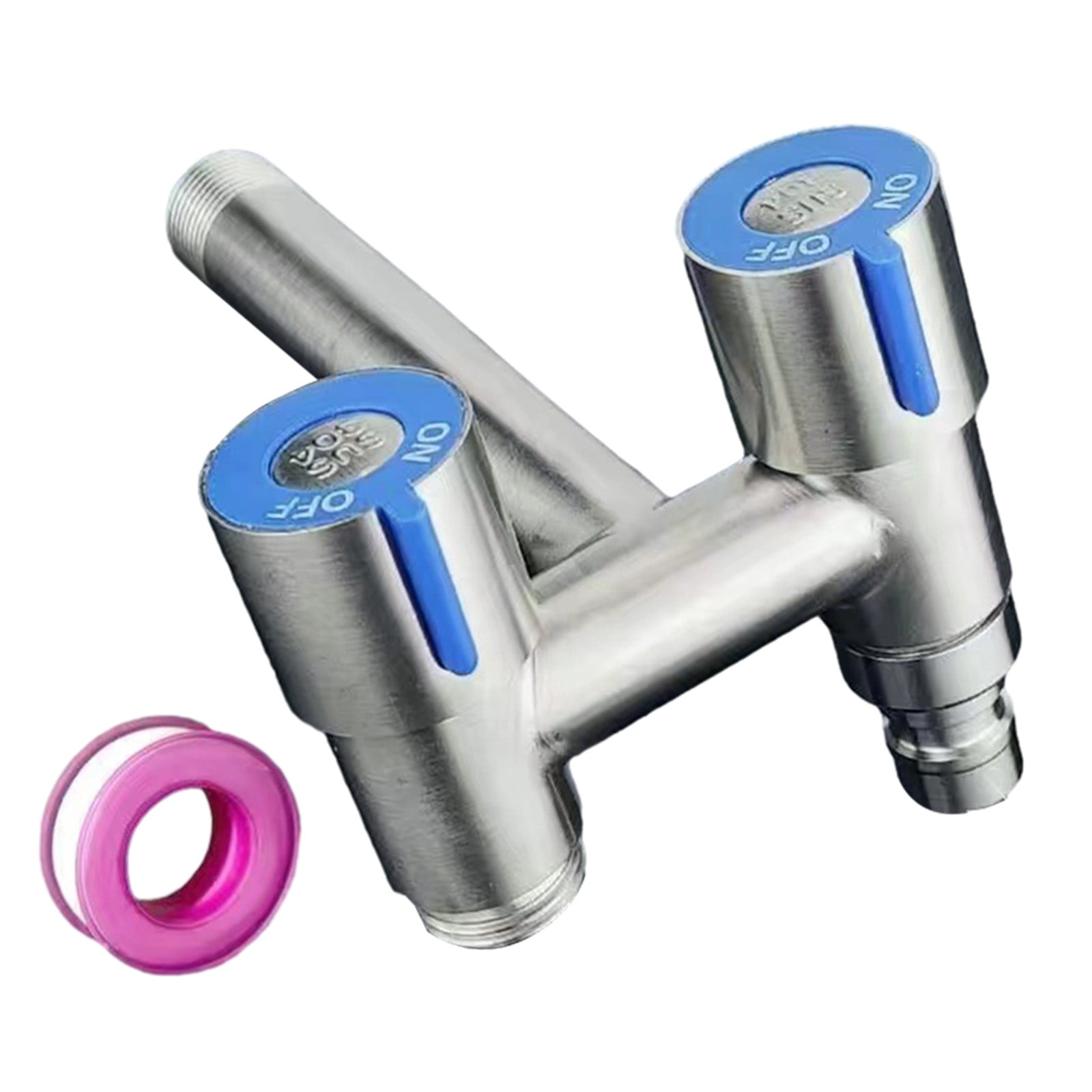 Benafini Stainless Steel Triangle Valve Toilet Diverter 1 In 2 Out ...