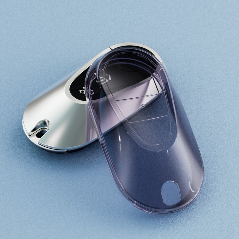 Benafini Tpu Transparent Car Key Case Cover Holder Shell for Mercedes S ...