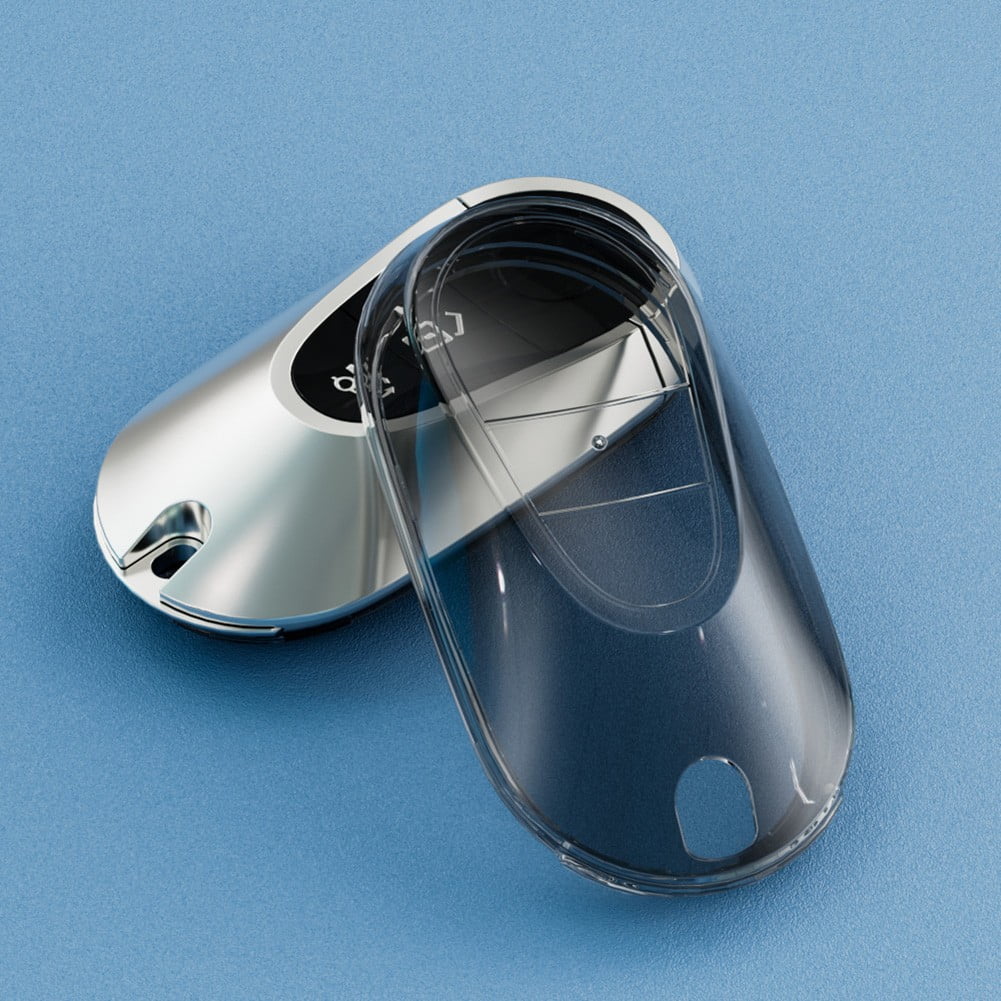 Benafini Tpu Transparent Car Key Case Cover Holder Shell for Mercedes S ...