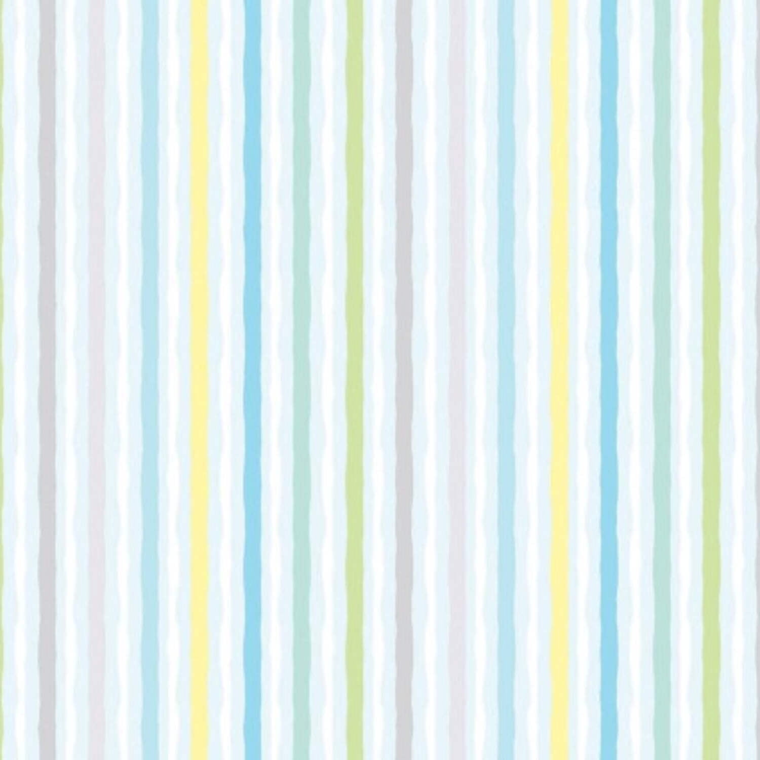 Benartex Easter Love Bunny Stripes Blue Lavender Jungle Jamboree 100% ...